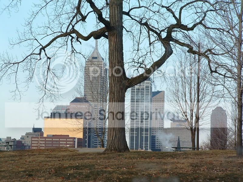 Indianapolis Skyline - Winter of 2004 - City Photos - USA/World ...