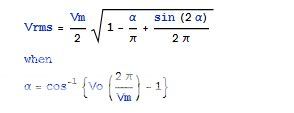 half-wave rectifier with delay angle | All About Circuits