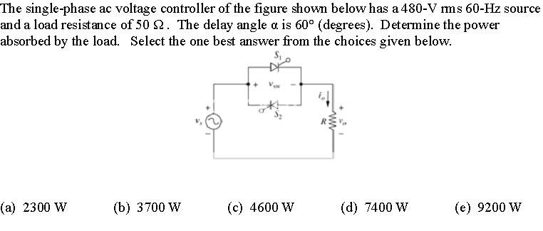single-phase AC voltage controller | All About Circuits