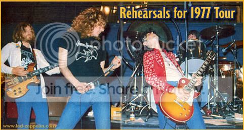 Rehearsals at Manticore Studios, early 1977 - Photos - Led Zeppelin ...