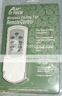 Other Gadgets - Air Tech Wireless Ceiling Fan and Light Remote Control ...