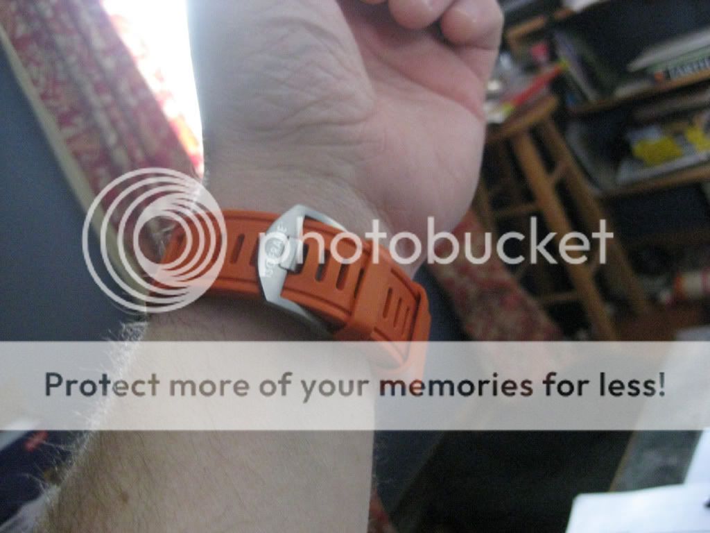 Anyone have any pics of a JSAR on an orange Isofrane? | WatchUSeek ...